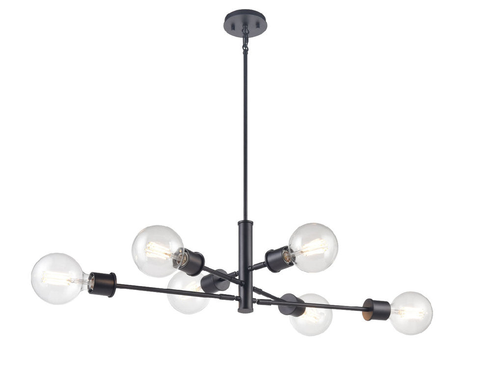 DVI Lighting 6 Light LAKE LOUISE 6 Light LINEAR in Multiple Finishes a ...