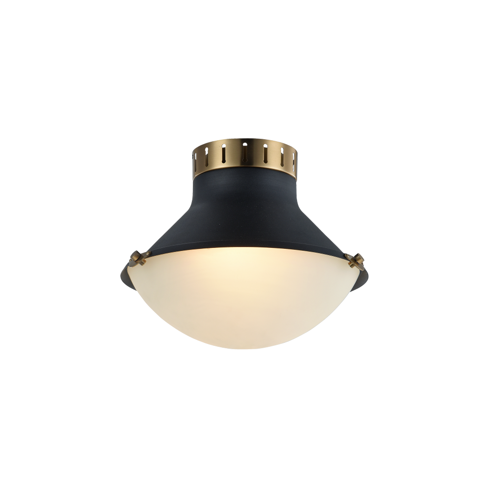 Matteo Lighting Notting 2 Light Ceiling Mount in Black Nickel Model: X ...
