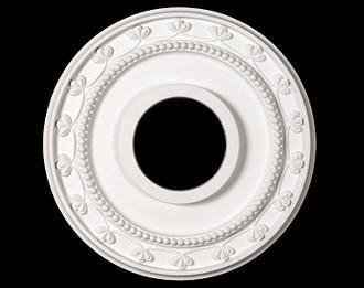 12 in. White Ceiling Medallion– Lighting Originals