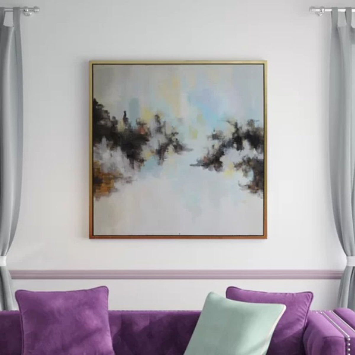 Bethel International Art Painting Model: JA57HG4040G– Lighting Originals