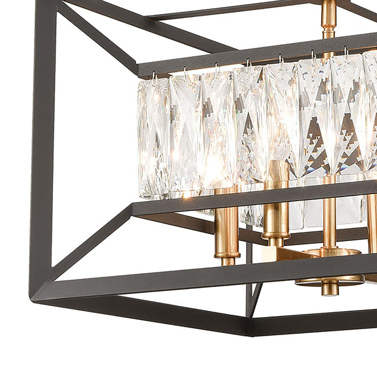 Elk Starlight 4 Light Chandlier In Charcoal With Model: 11184/4 ...