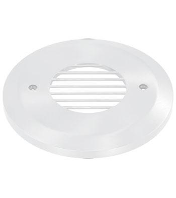 LiteLine Louver Face Plate 1 Gang Fwh Round Flat White Model: OSL-LVRR ...