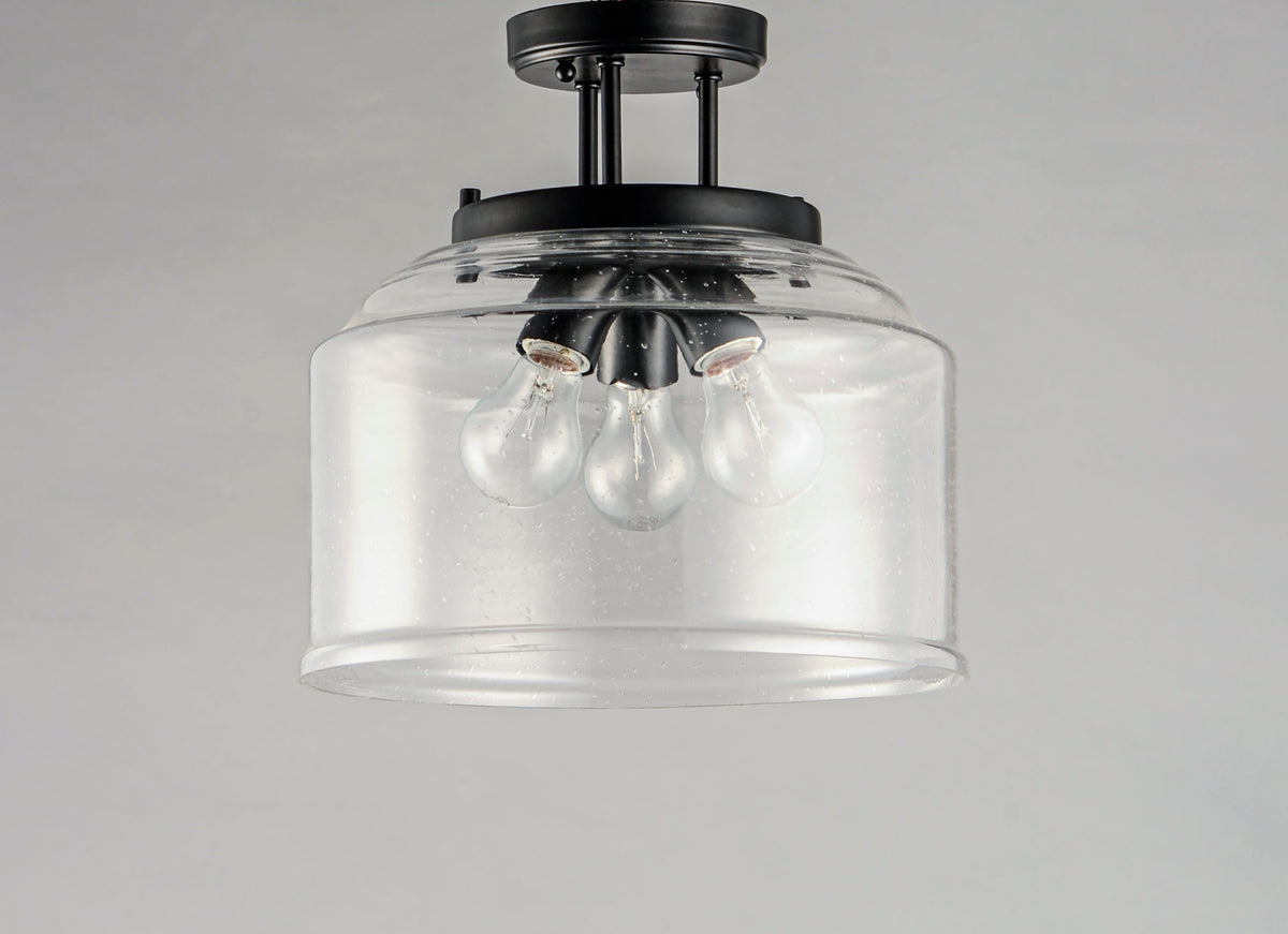 Maxim Acadia Semi Flush Mount Model: 12271CDBK– Lighting Originals