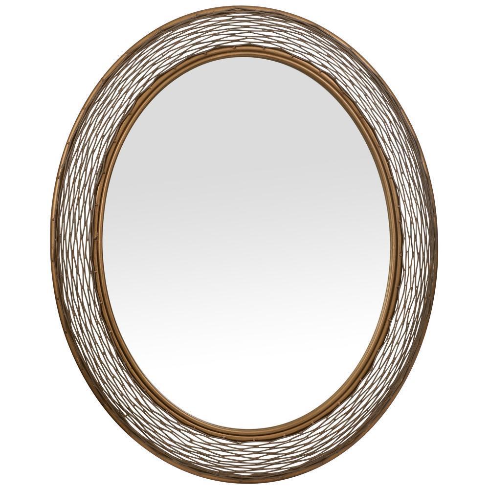 Varaluz Flow Oval Powder Room Accent Mirror Model: 240A02HO– Lighting ...