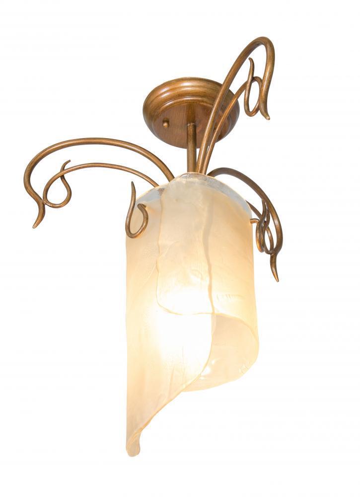 Varaluz Soho 1 Light Ceiling Mount Hammered Ore Model: 126S01HO ...