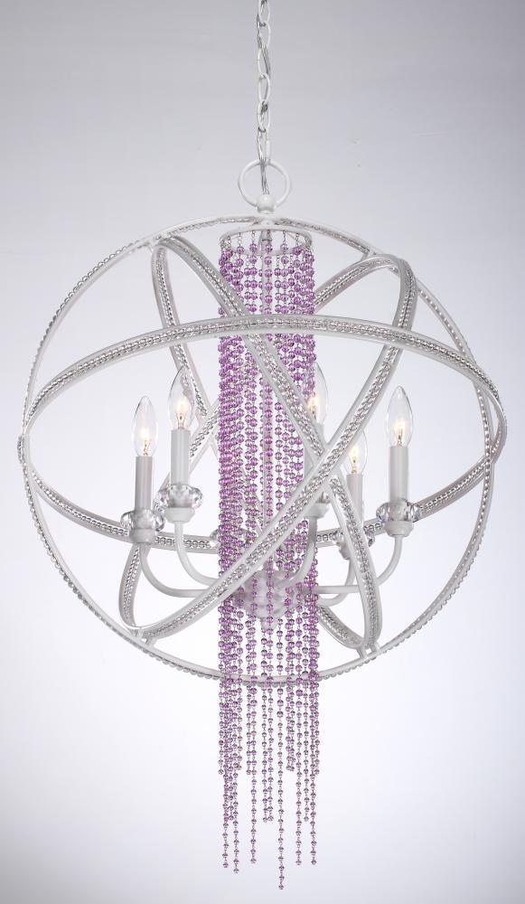 Zeev Lighting Cascade 6 Light Multi Light Pendant Model: P30012-6-SW ...