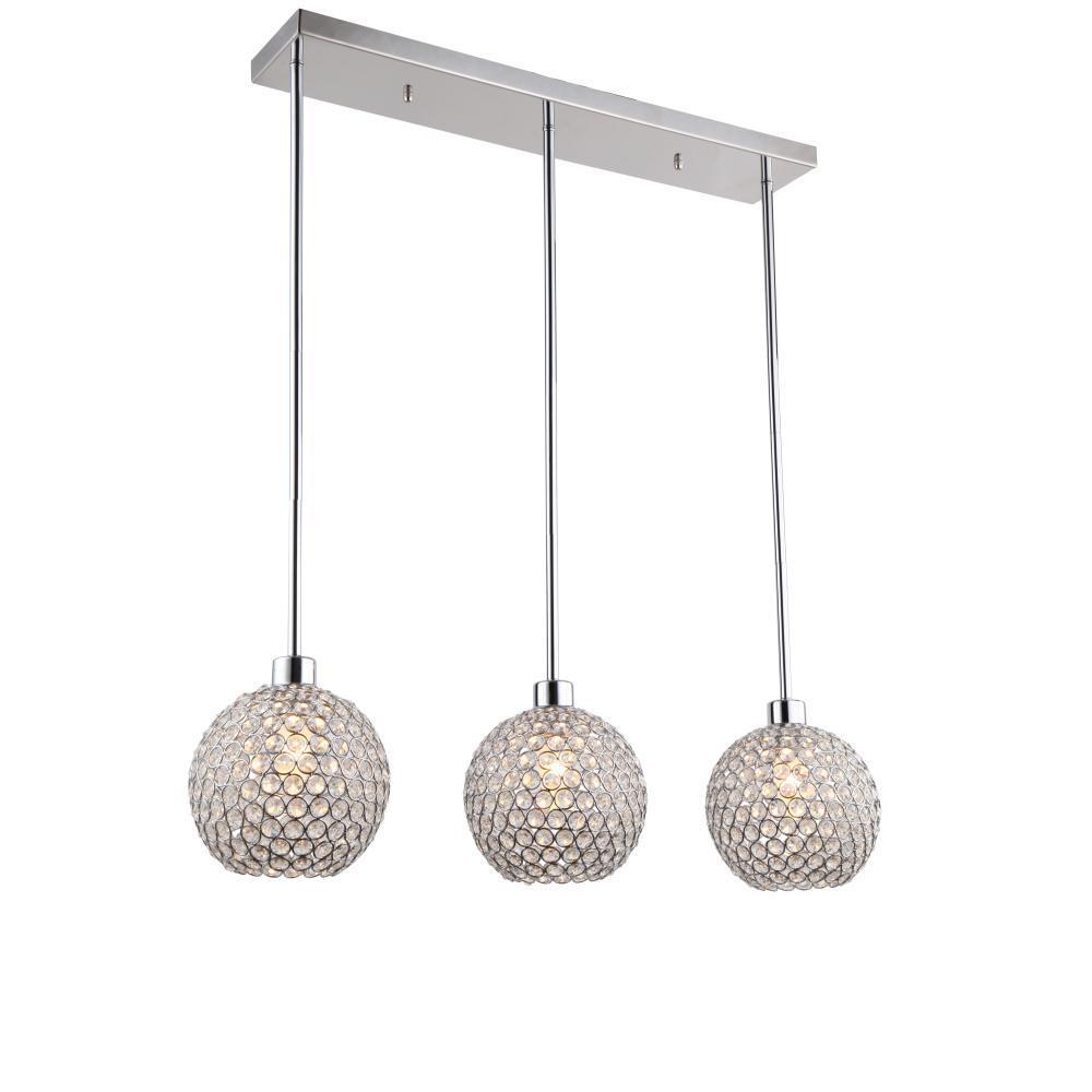 Zeev Lighting Kent 4 Light Multi Light Pendant Model: P30067-3-CH ...