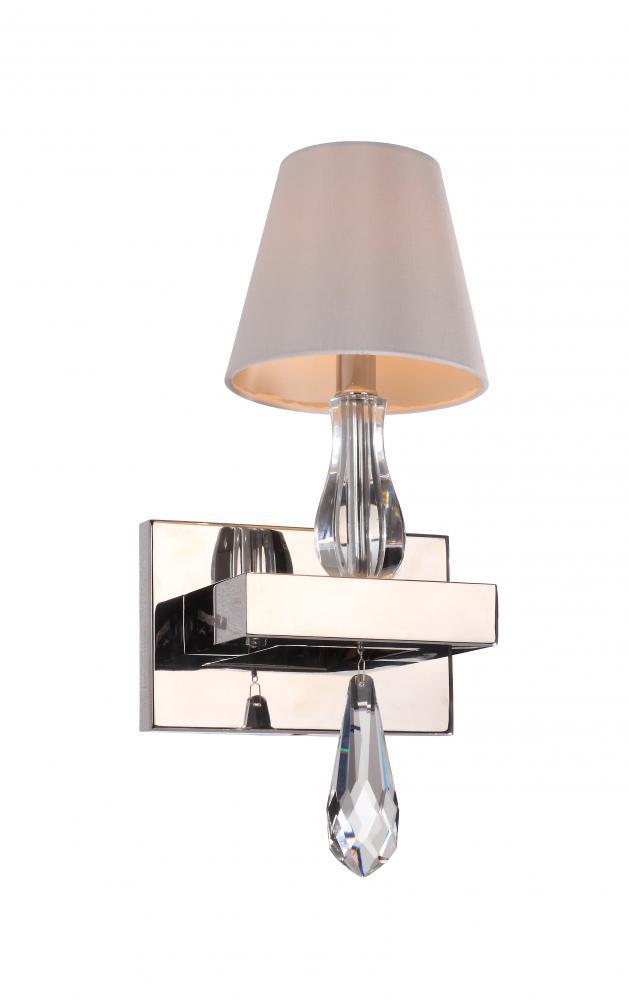Zeev Lighting Sophia 1 Light Wall Sconce Model: WS70010-1-CH– Lighting ...